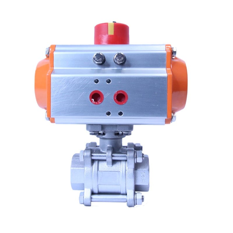 Pneumatic-Actuator Ball-Valve 3pc-Screwed - KLQD Actuators Thailand